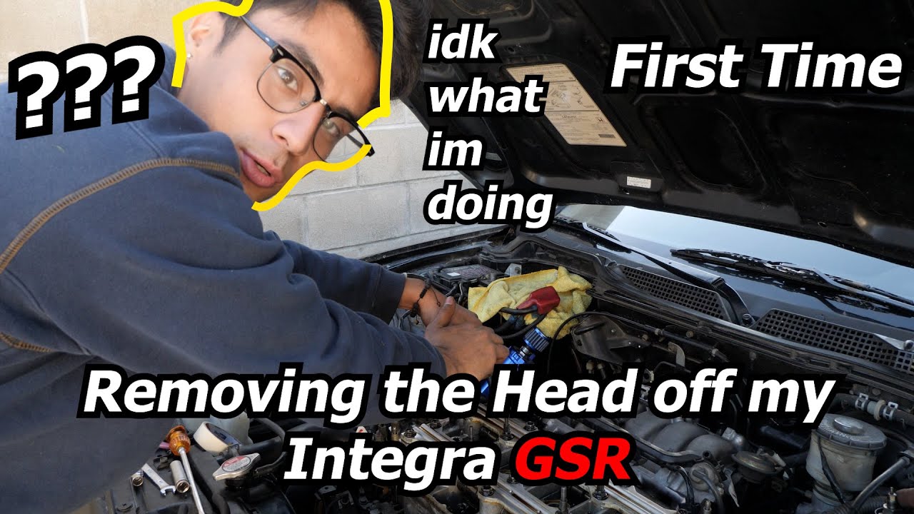 Removing a GSR HEAD (B18c1) - YouTube
