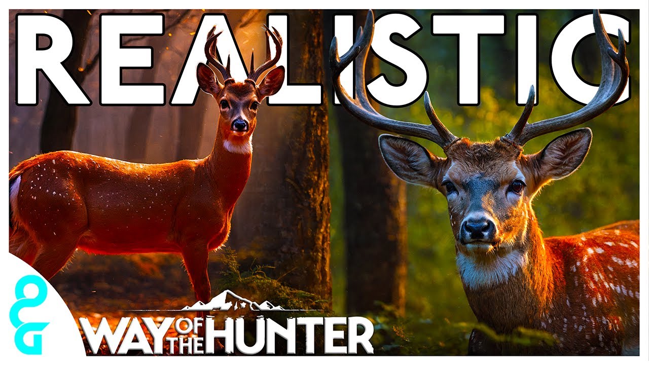 Realistic FALLOW/ROE DEER Hunt | WAY OF THE HUNTER - YouTube