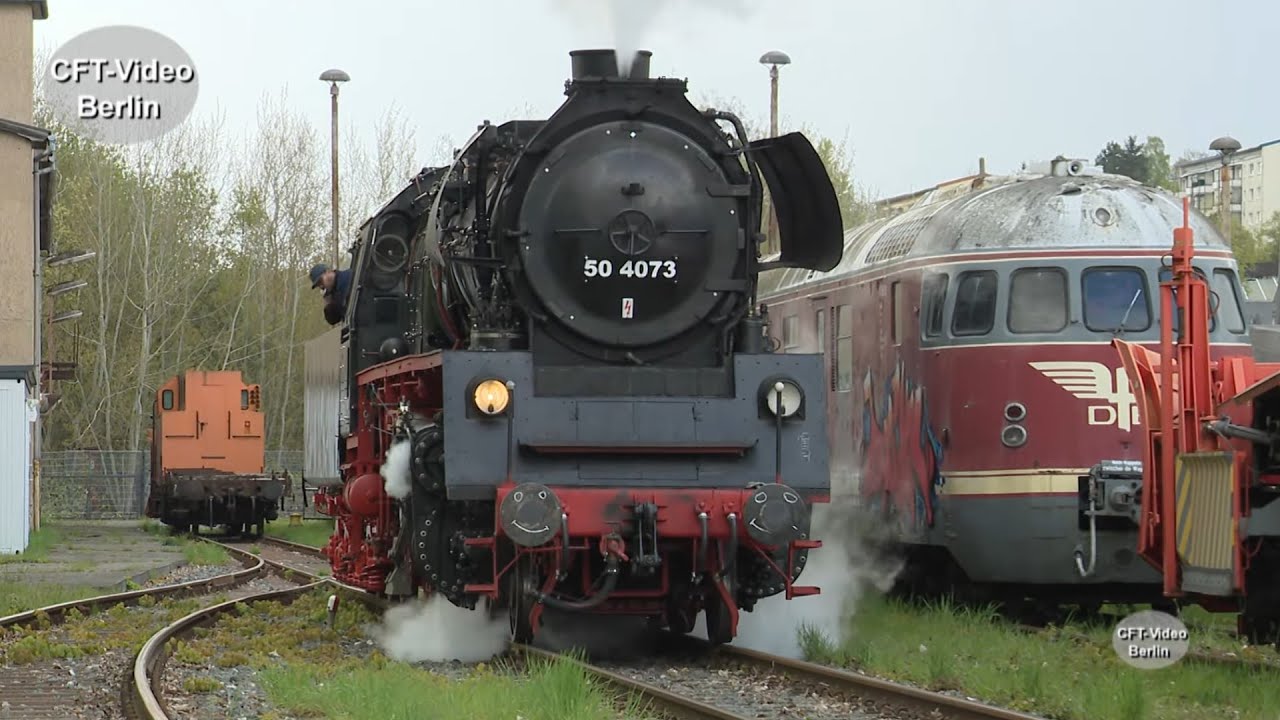 Dampflok 50 4073 ist wieder in Betrieb - YouTube