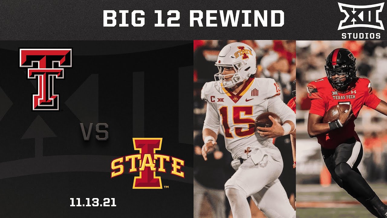 Brock Purdy & Breece Hall Line Up with the Red Raiders - Iowa State vs ...