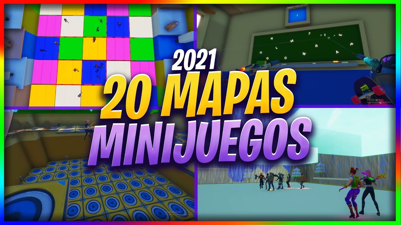 MEJORES 20 MAPAS de MINIJUEGOS en 2022 [Fortnite Modo Creativo] - YouTube