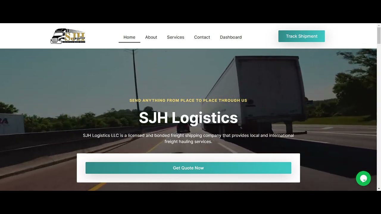 Create a website for your logistics freight broker cargo trucking ...