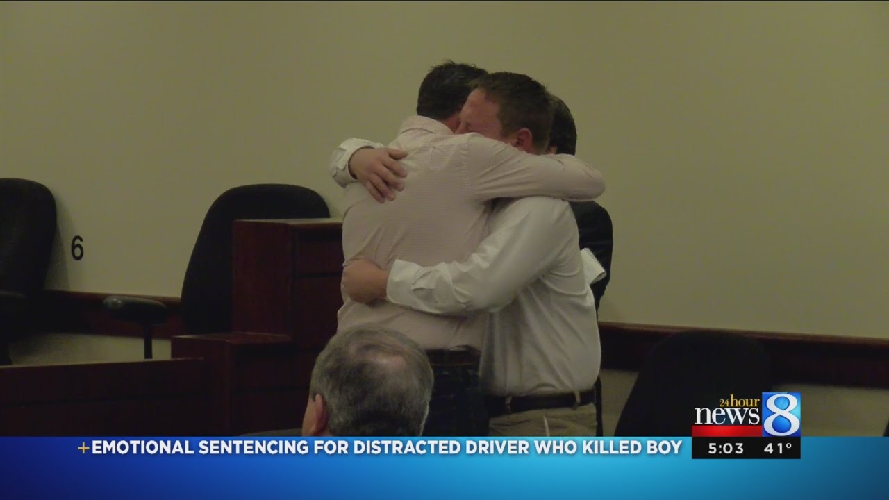 Distracted driver who killed boy gets probation, forgiveness - YouTube