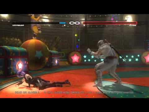 DoA 5 Gameplay : Hayabusa vs Ayane - YouTube