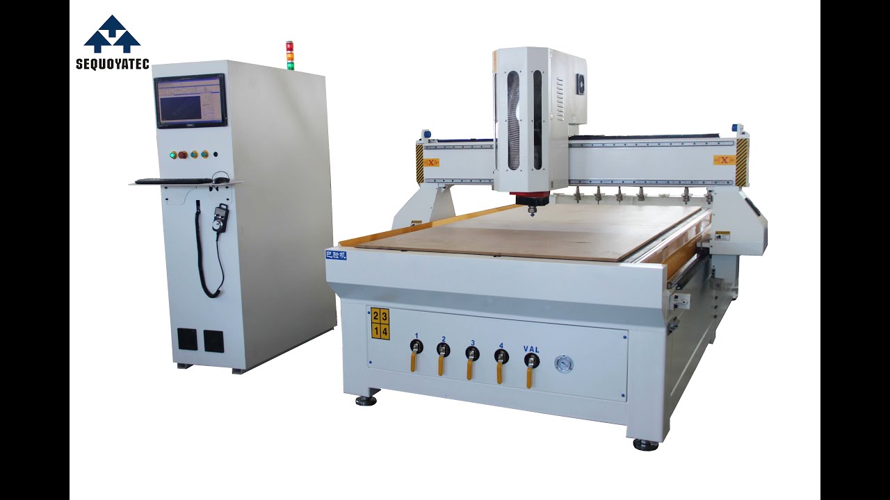 Chineses CNC Router 4*8 ft for Panel Woodwork | Jinan Sequoyatec Co ...