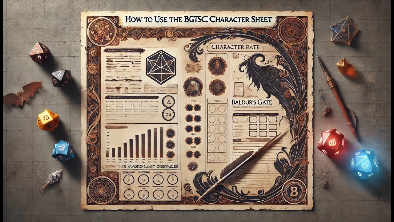 How to Use the BGTSCC Character Sheet | D&D 3.5 Tutorial for Forgotten ...