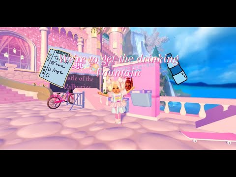 HOW TO FIND THE DRINKING FOUNTAIN IN ROYAL HIGH - YouTube