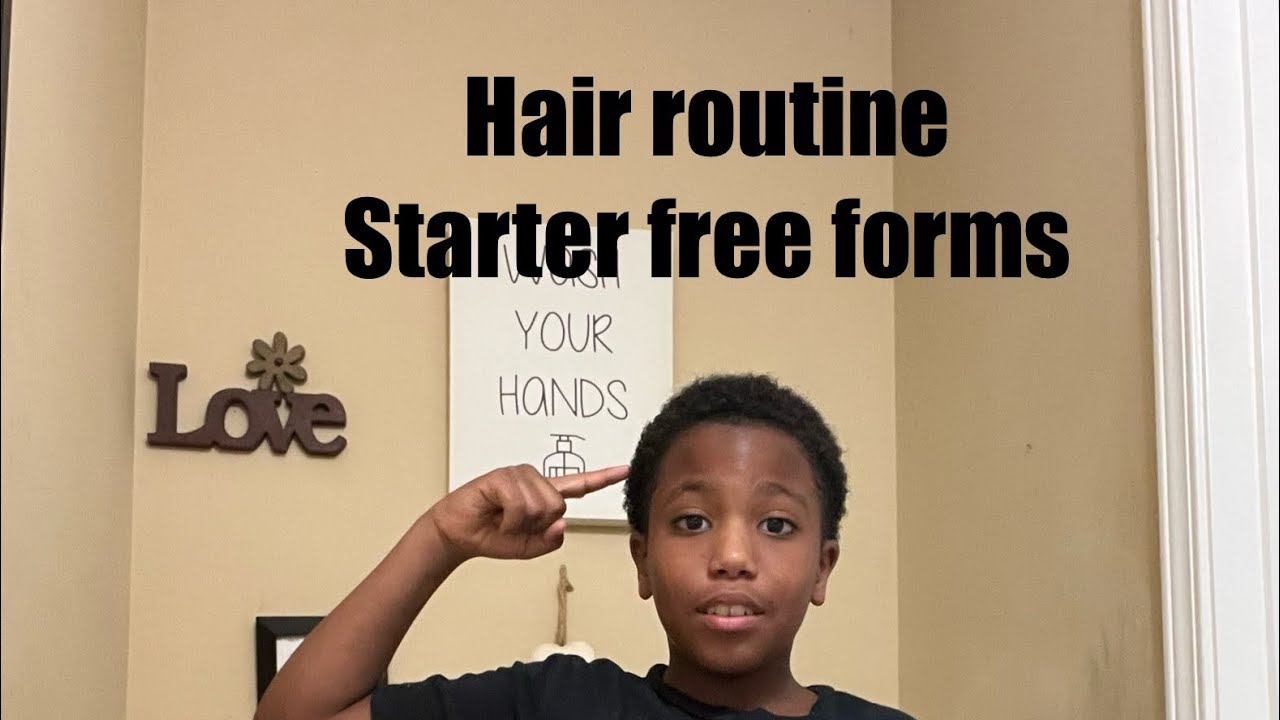 Hair routine starter free forms - YouTube