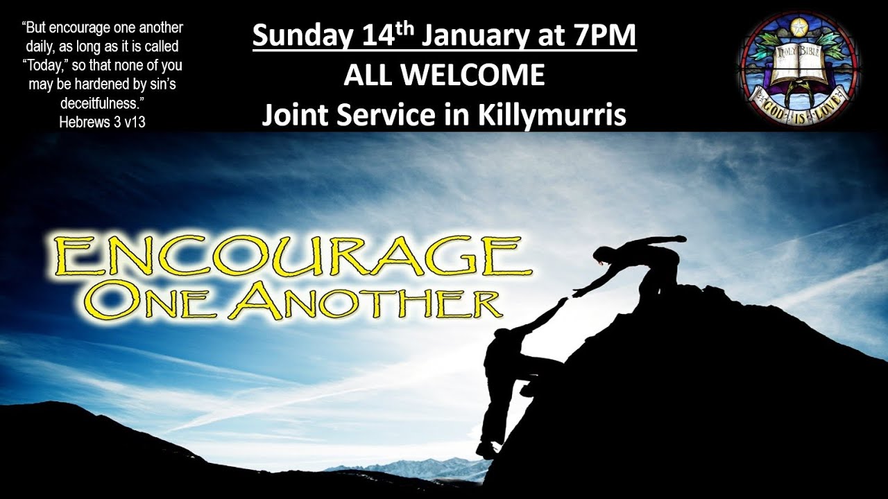 14-01-24 Killymurris Evening Worship 7pm - Rev Roland Watt - YouTube