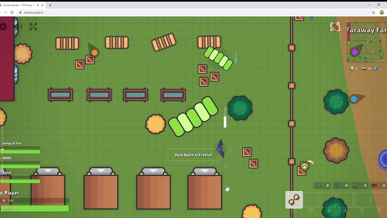 Zombs Royale 100 Player 2D Real Time Battle Royale - YouTube