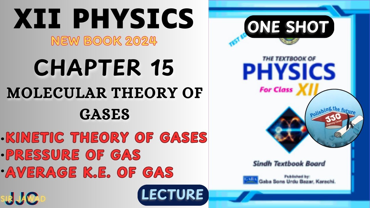 XII-PHY. CH.15 KTG, PRESSURE OF GAS, K.E.av IS PROPORTIONAL TO ANSOLUTE ...