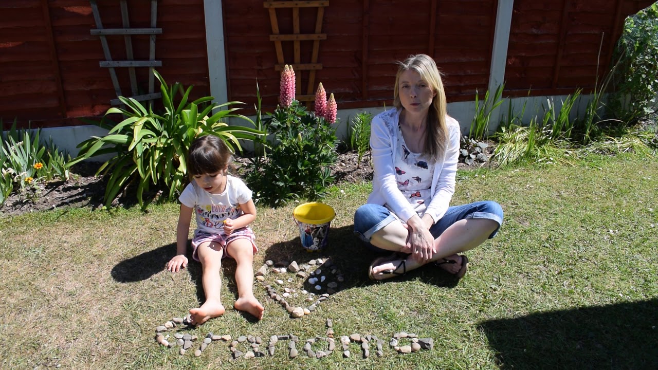 Collecting stones, leaves, flowers and natural objects - YouTube