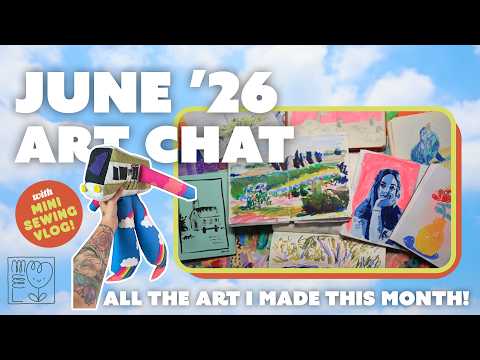JUNE ART CHAT ✨ All the art I made in June 2026