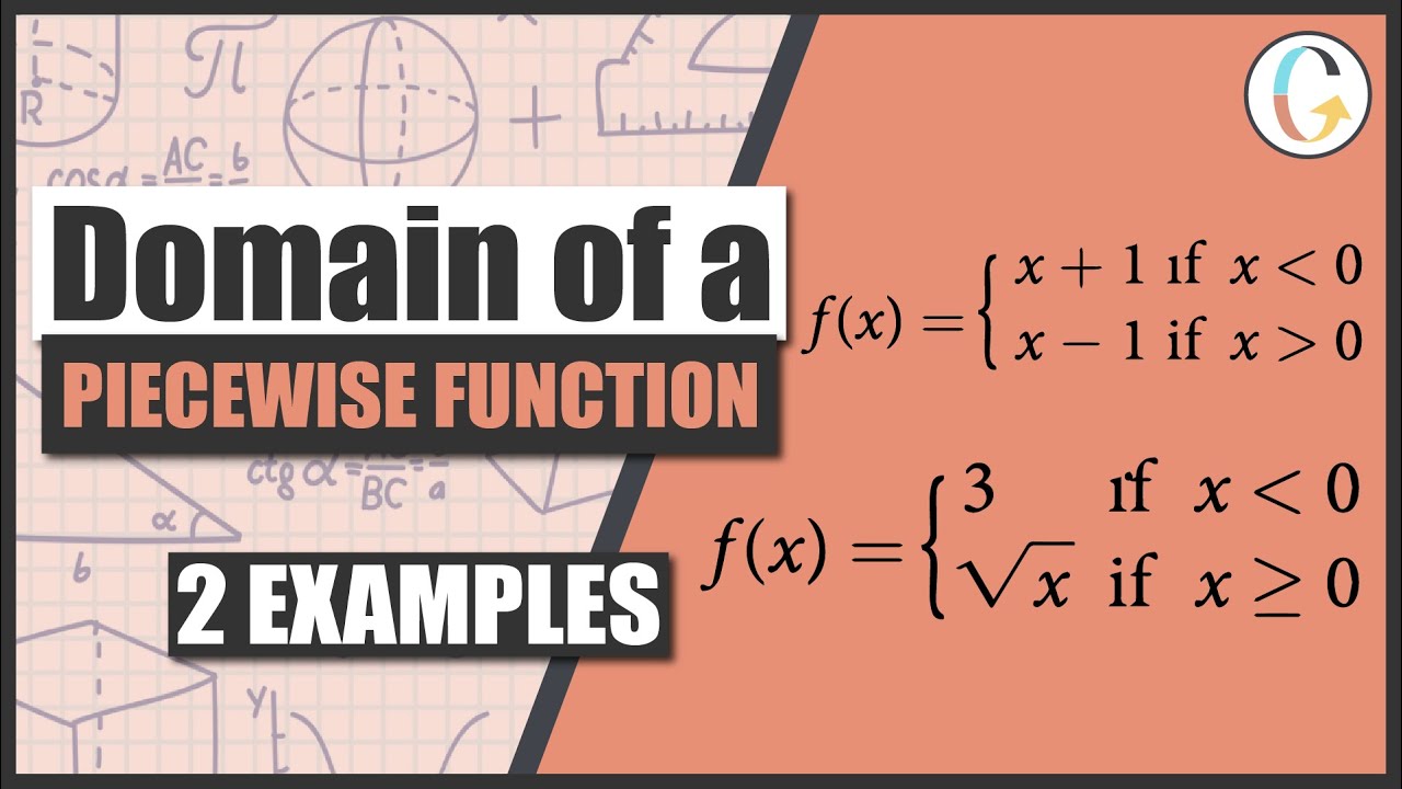 How To Write The Domain Of A Piecewise Function In Interval Notation YouTube How To Write The Domain Of A Piecewise Function In Interval Notation YouTube