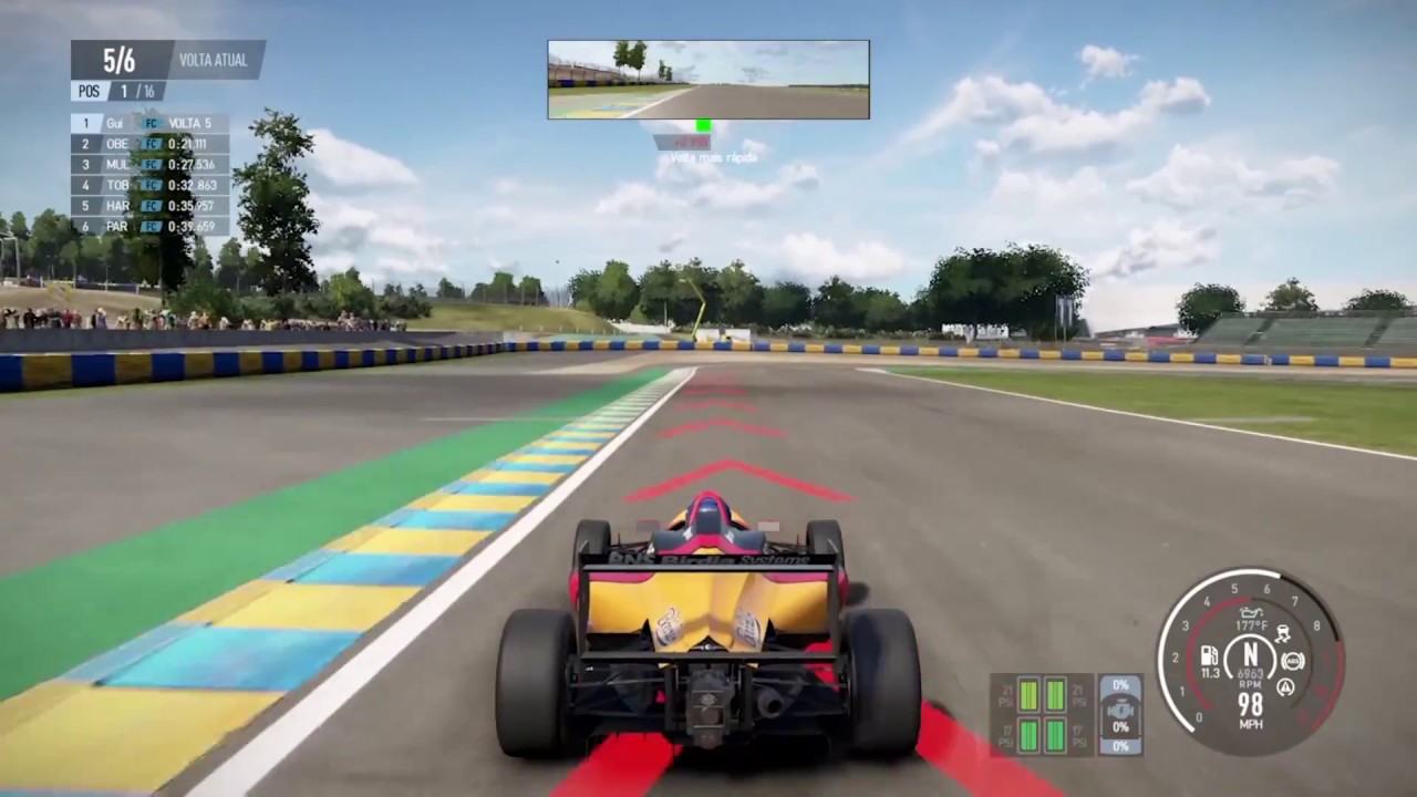 Gameplay - Project CARS 2 - Formula C - Le Mans Bugatti Circuit - YouTube