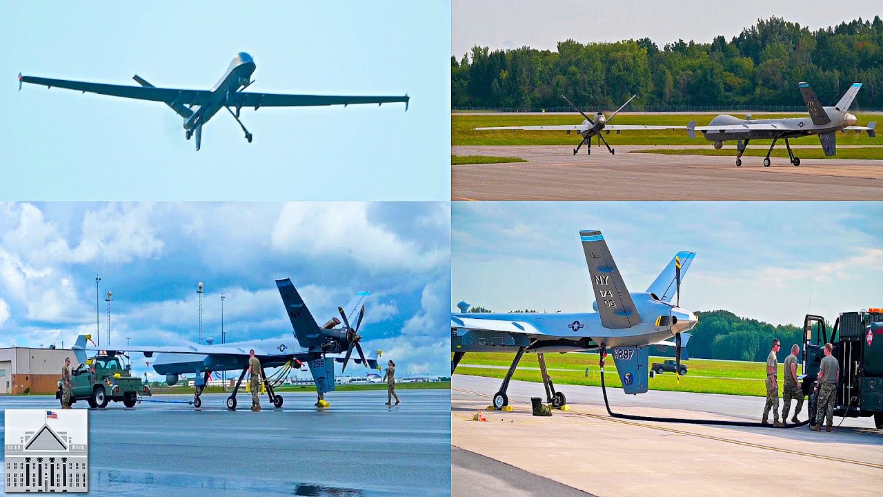 491st Attack Squadron Airmen keep MQ 9 Reapers flying in New York - YouTube