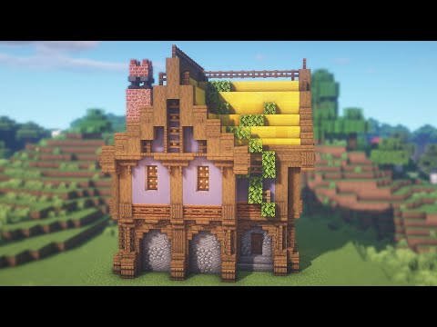 How to Build a Medieval House in Minecraft! - YouTube