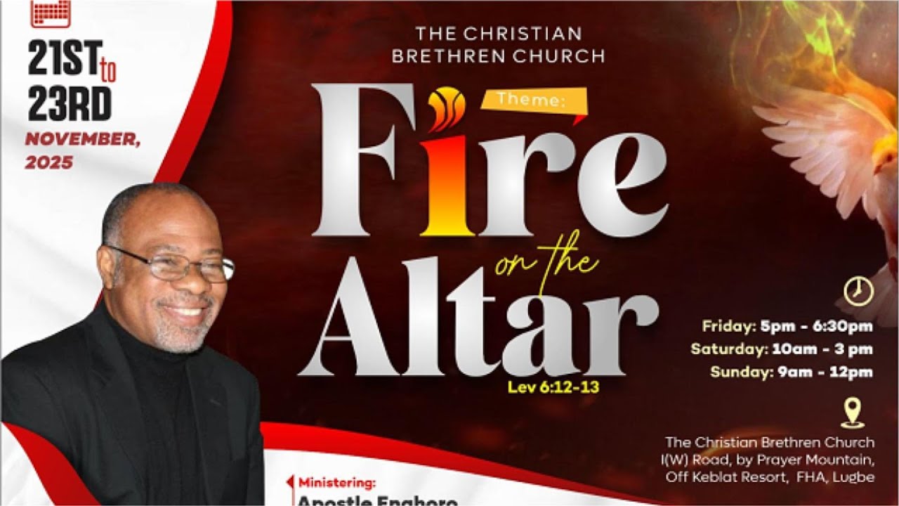 Fire on the Altar: Last Day Revival Service | Lev 6:12–13 | Apostle ...