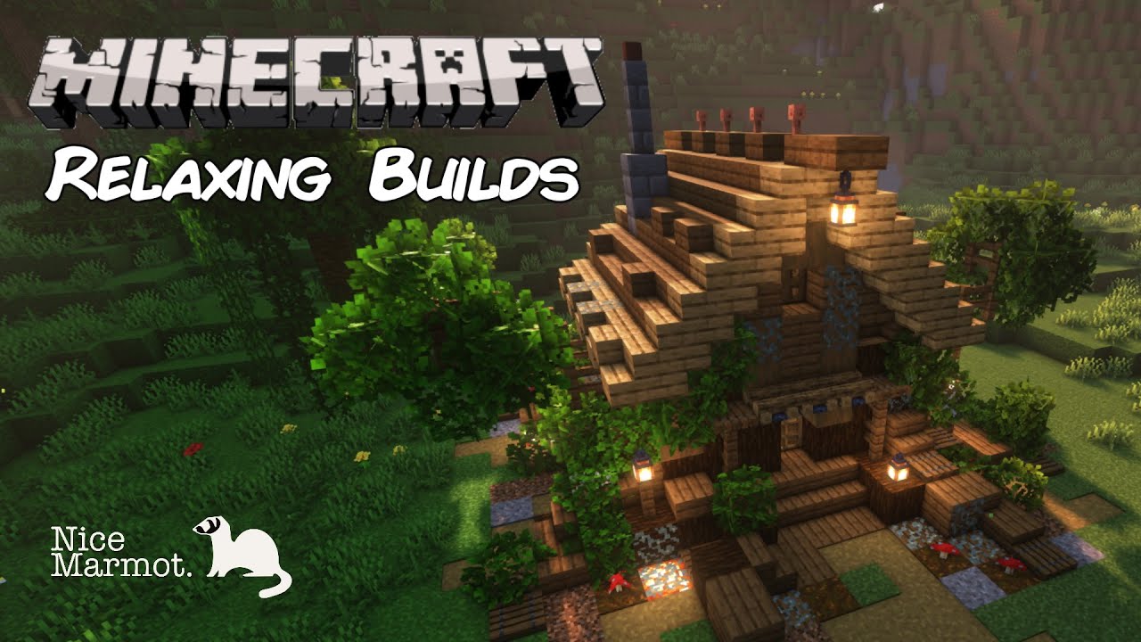 Minecraft Timelapse - Tree Stump House - YouTube