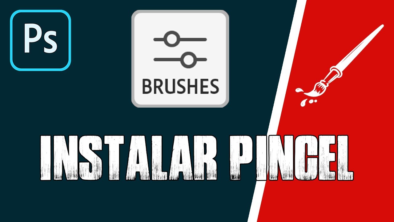 INSTALAR Pincel de Forma AUTOMÁTICA | Photoshop | #psdozero - YouTube