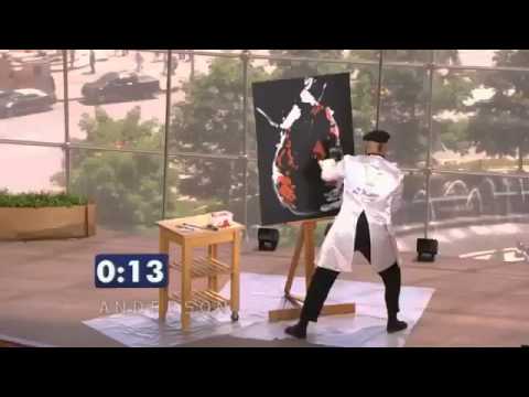 The world's fastest painter in the world - YouTube
