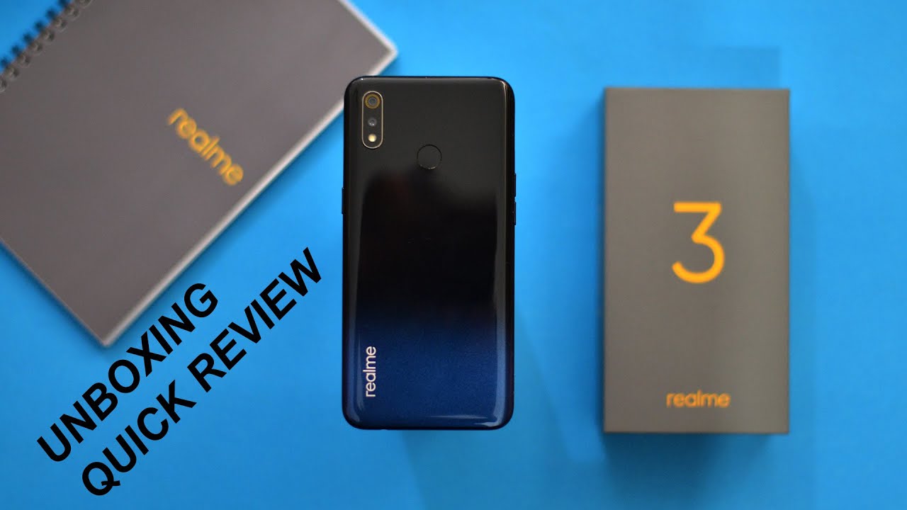 Realme 3 Unboxing and Quick Review - YouTube