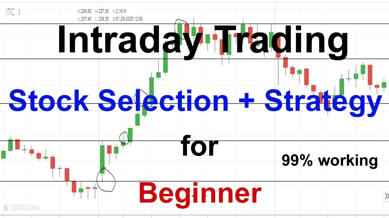 Intraday Trading || Stock Selection + Strategy for Beginner || 99% ...