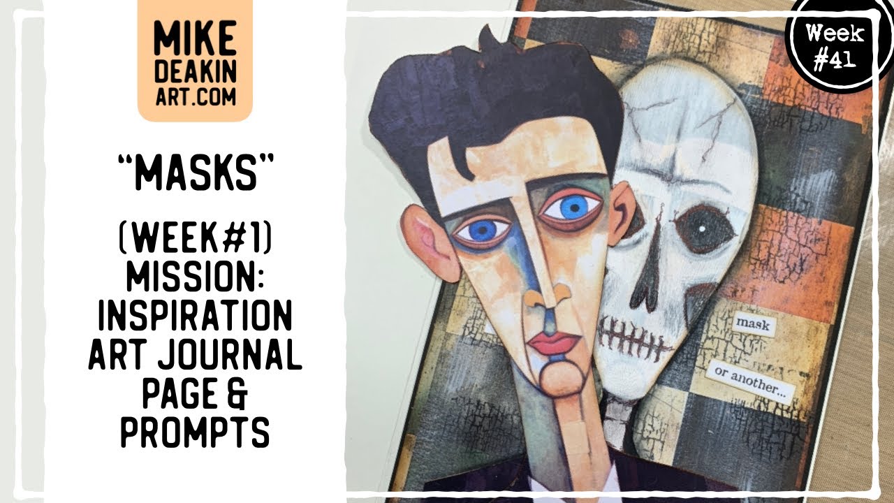 "Masks" - Interactive art journal page for Mission: Inspiration - YouTube