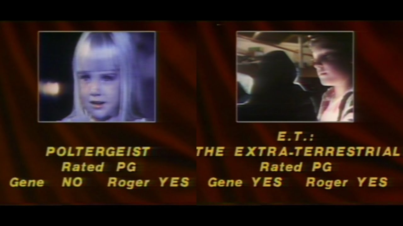Poltergeist and ET (1982) movie reviews - Sneak Previews with Roger ...