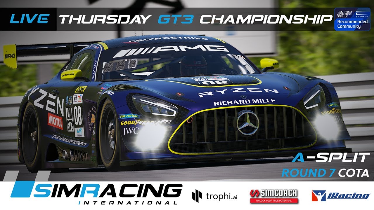 SPLIT-A | GT3 Round 7 | COTA | SimRacing International Season 10 ...