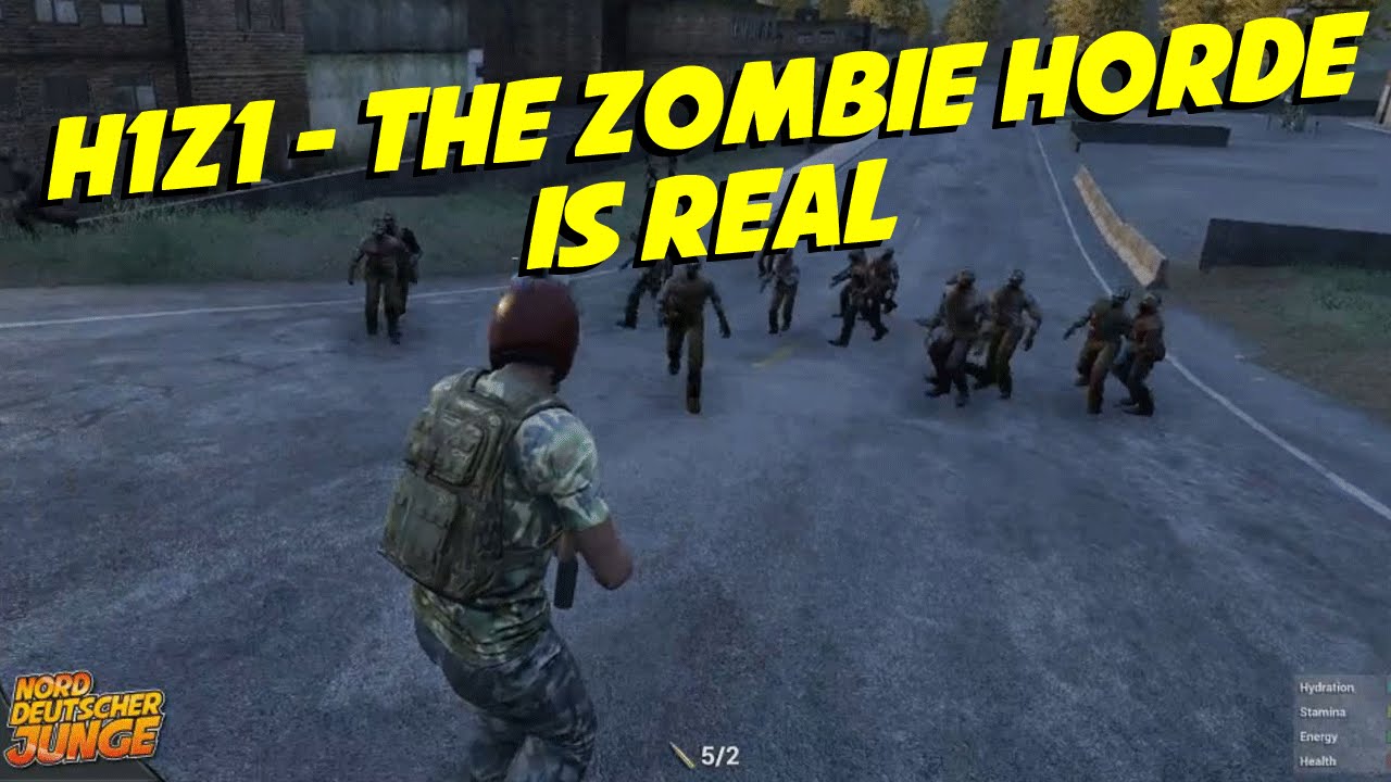 H1Z1 Zombie Horde - YouTube