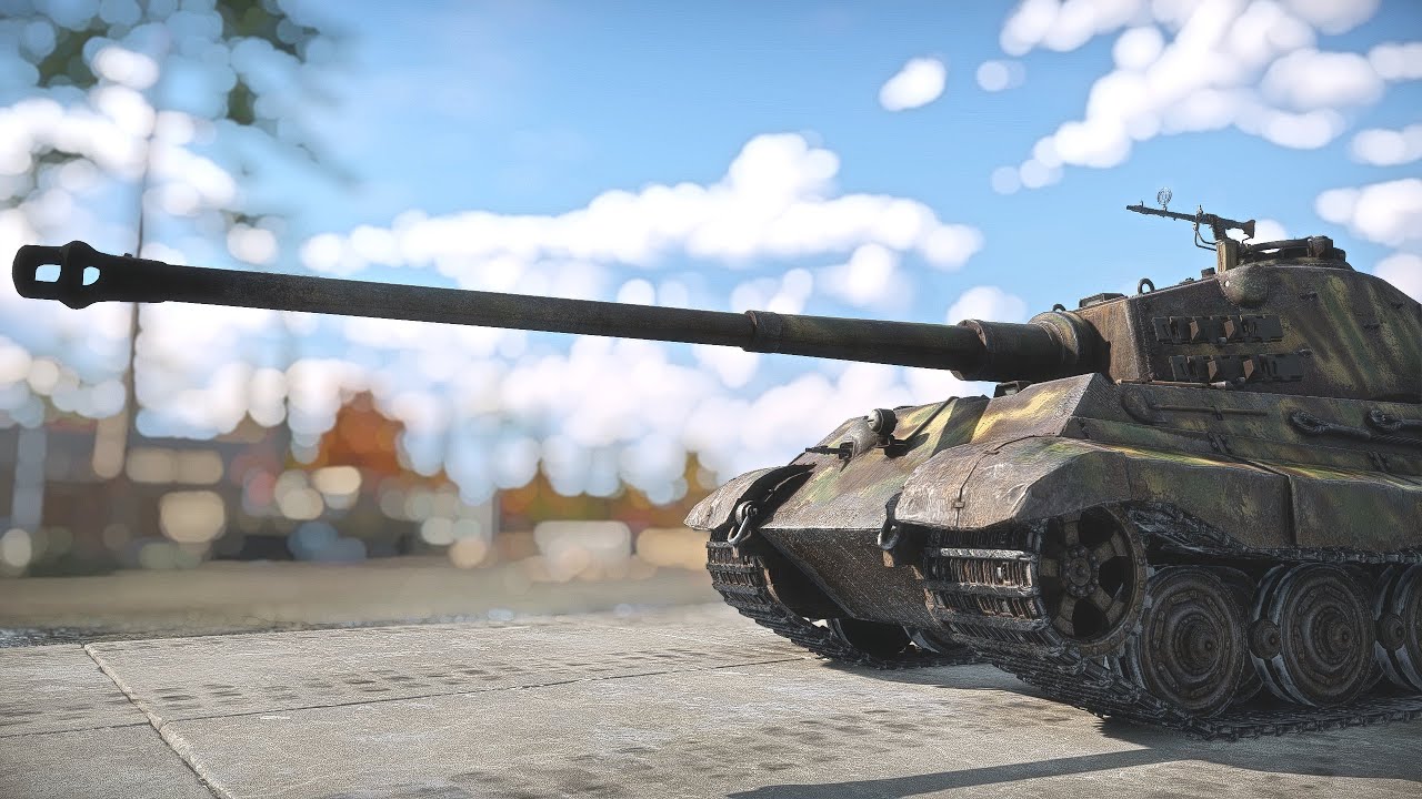 Upgunned Monster Tiger || Tiger 2 10.5cm (War Thunder) - YouTube