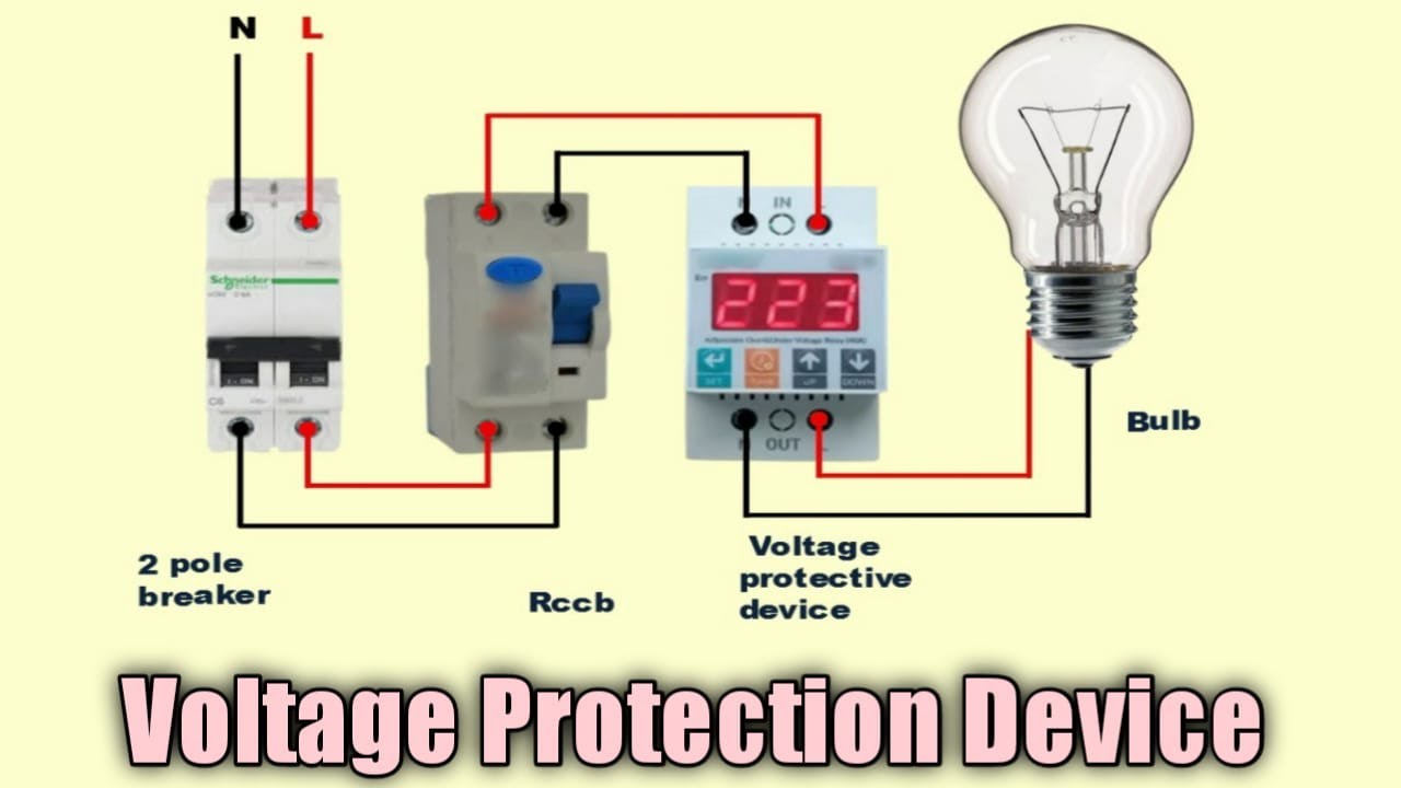 over and under voltage protection of electrical appliances - YouTube