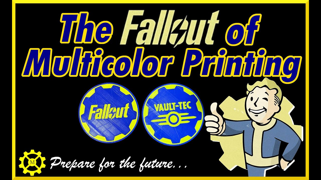 Fallout of Multicolor Printing | Dual Color Fallout Themed Coaster ...