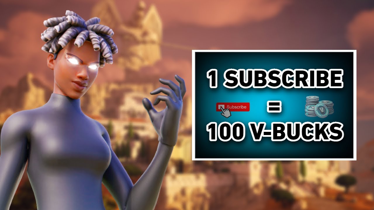 *1 SUBSCRIBE = 100 V-BUCKS* Challenge INSANE - Fortnite Romania - YouTube