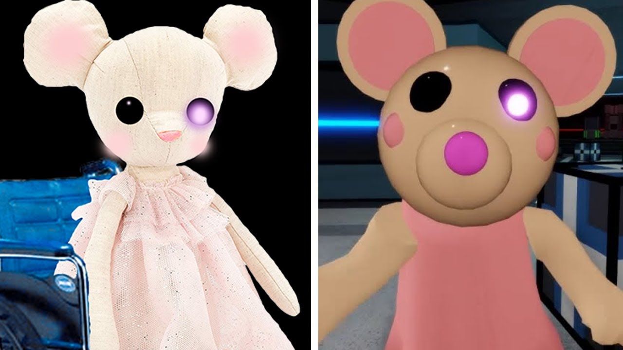 ROBLOX PIGGY MANDY MOUSE ALL JUMPSCARES COMPARISON SIDE BY SIDE - YouTube