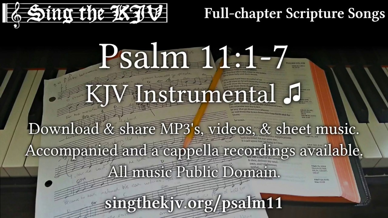 Psalm 11:1-7 ♫ KJV Instrumental, Full Chapter - YouTube