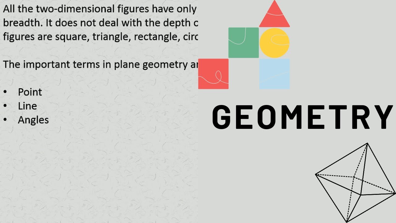 What Geometry means | Lines, Angles, Points. - YouTube