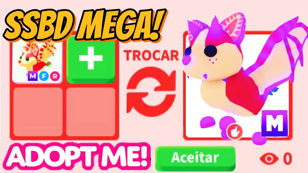 *O QUE OFERTAM* PELO BAT DE MORANGO (SSBD) MEGA NEON NO ADOPT ME ...