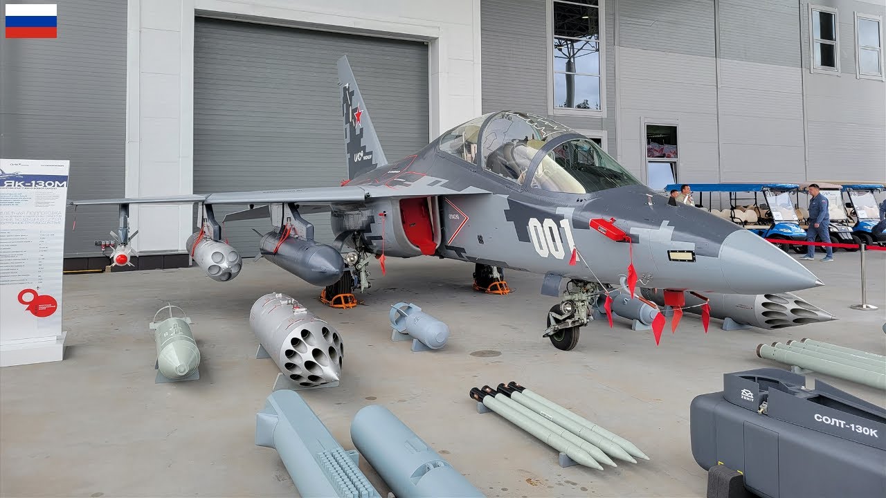 Russian Yak-130M Aircraft with Improved Weapons Capability - YouTube