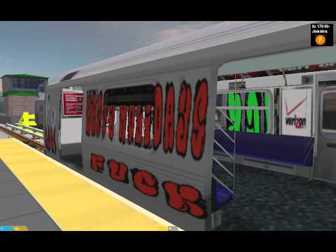 OpenBve:R153 Not in Service train Departing Coney Island -- Stillwell ...