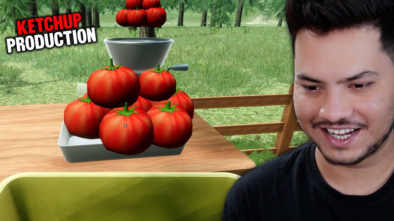 Starting Tomato Sauce Production - Ranch Farm & Store Simulator - YouTube