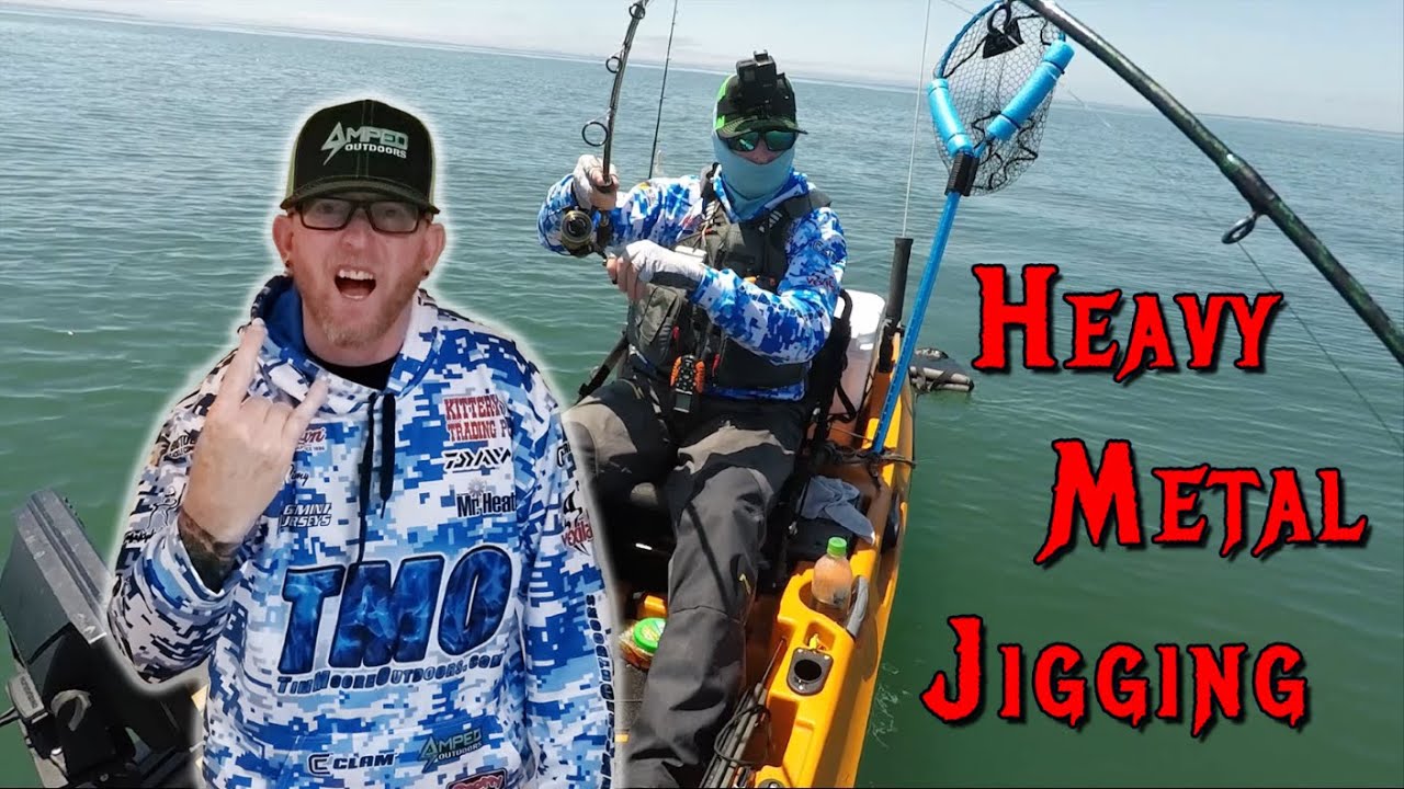 Offshore Jigging in my Kayak - YouTube