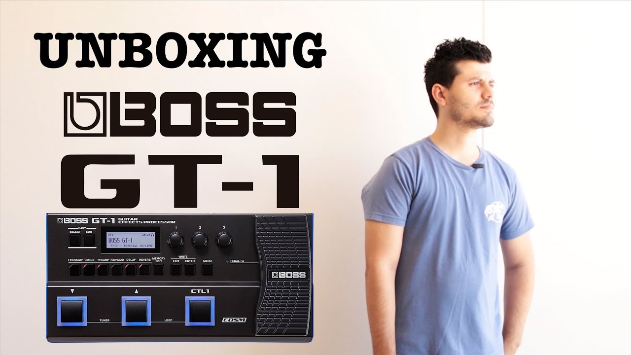 Boss GT-1 Unboxing - Español - YouTube