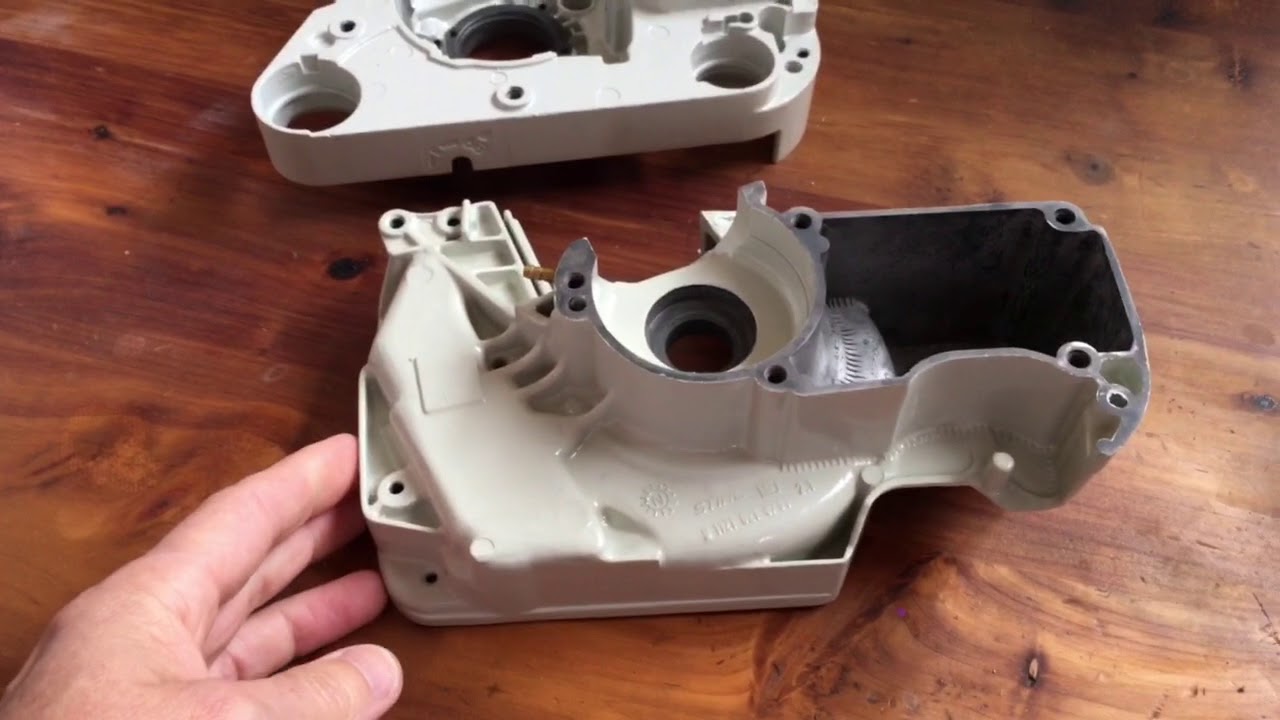 Stihl 026 crankcase housing painting - YouTube