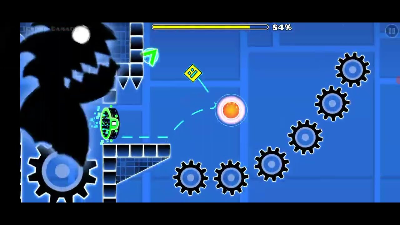 Escapa del dragón nivel completo creado por mi en geometry dash - YouTube