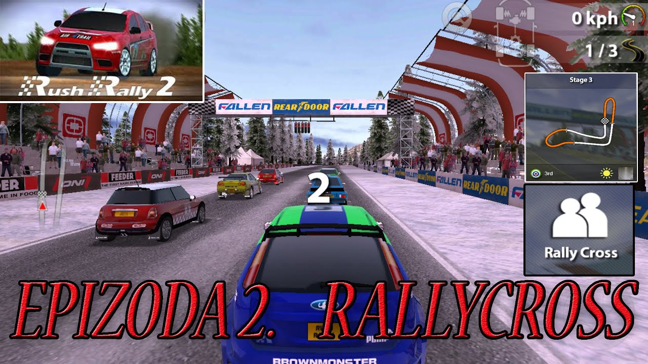 Rush Rally 2 --- EPIZODA 2. - RALLYCROSS - GAMEPLAY ANDROID - FaceCAM ...