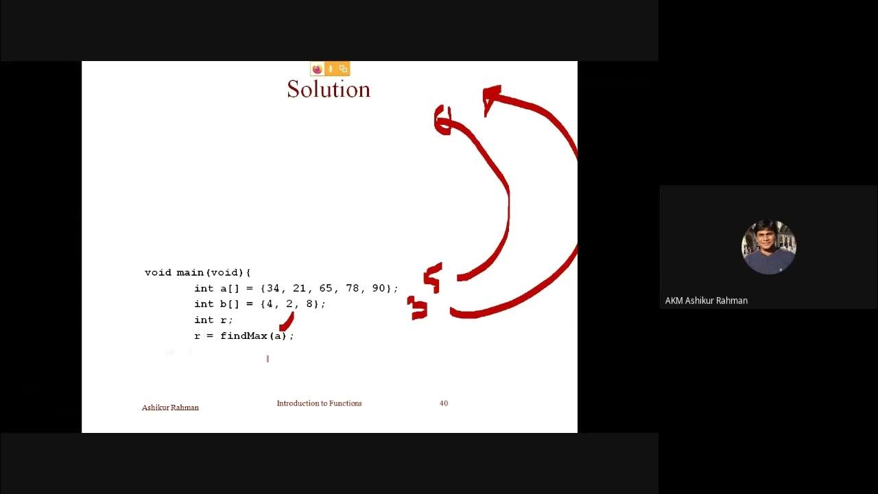 Functions Some More Examples C Programming Youtube