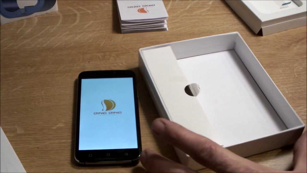 Unboxing China Smartphone Ding Ding Guide C2, deutsch - YouTube