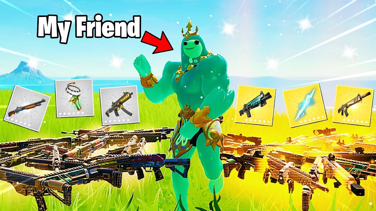 Fortnite, But my FRIEND Chooses my LOOT Rarity - YouTube